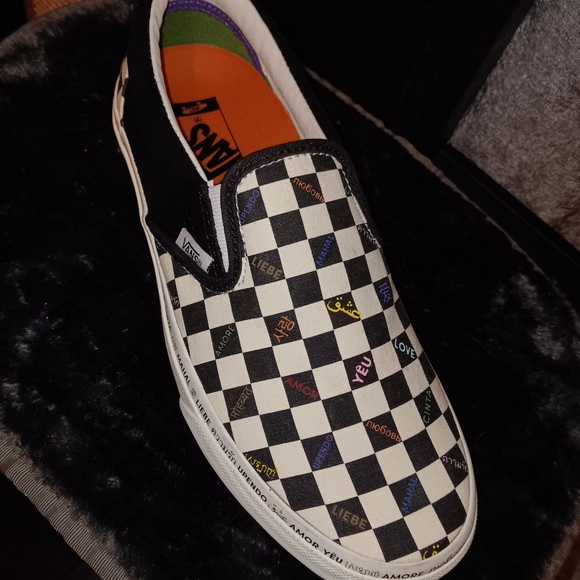 Vans | Shoes | Vans Rainbowpride Lgbtq Onelove Sneaker Slide Amor ...